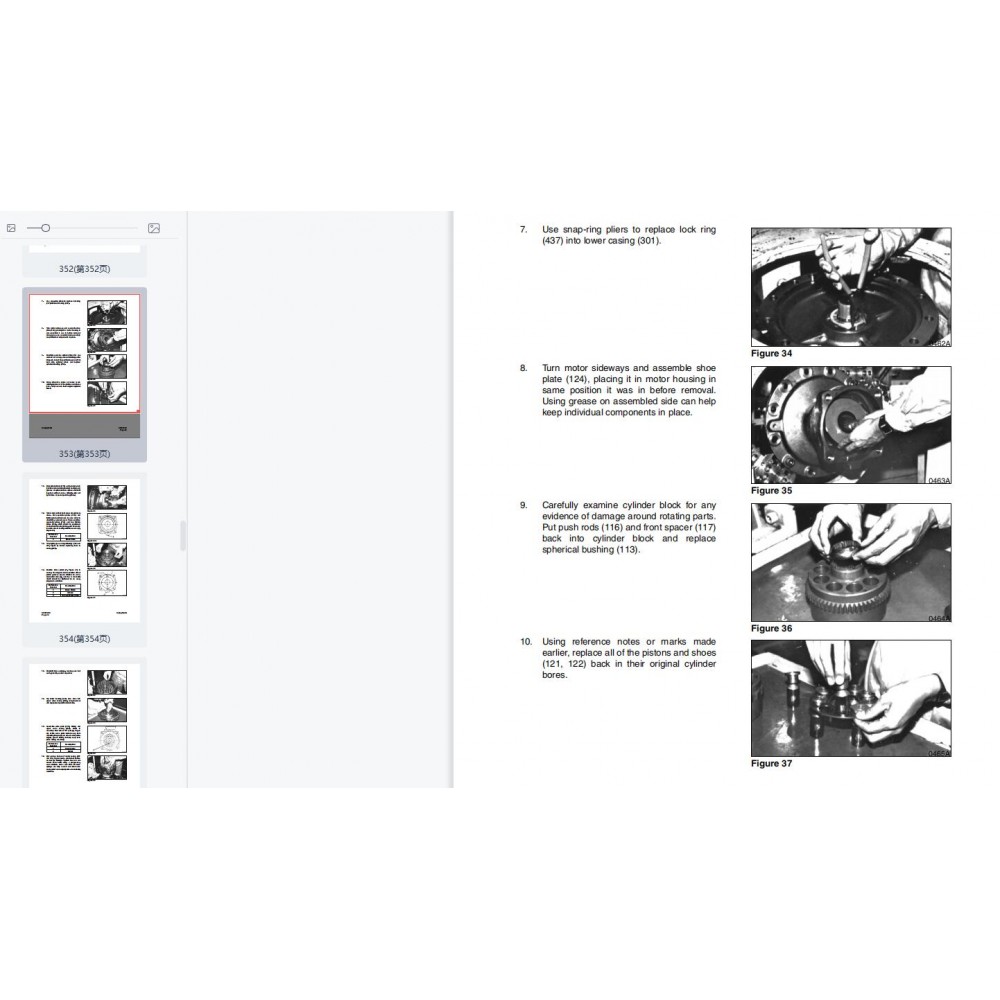 Doosan Excavator Engine Service Manuals 2020