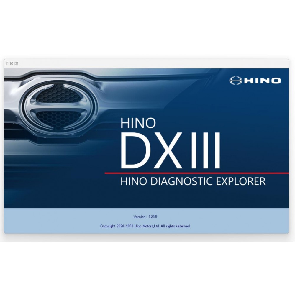 HINO DX3 DX III 1.23.5 HINO Truck Diagnostic Software 2023.05