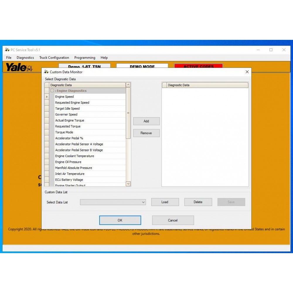 Yale PC Service Tool V5.1 Forklift Diagnostic Software 2023