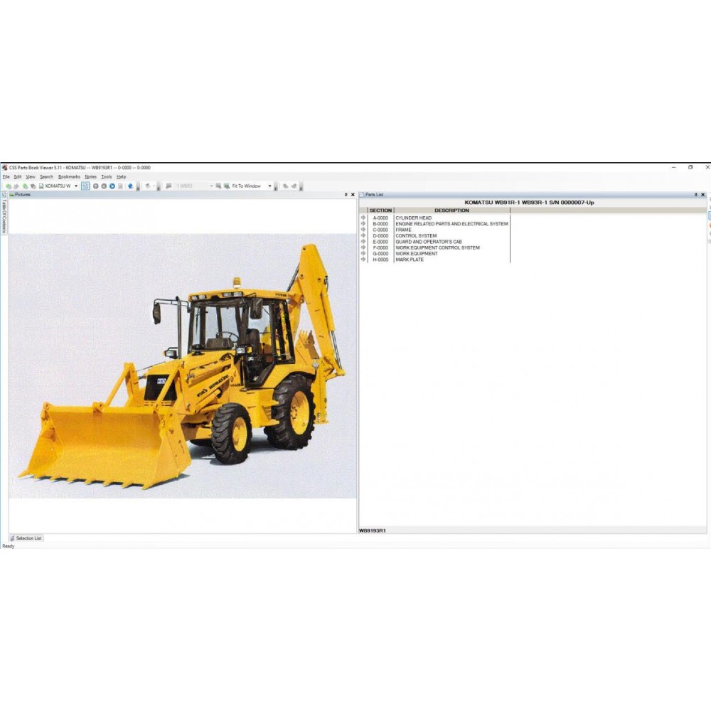Komatsu Linkone CSS Net Full Set Parts Catalogue 2022.05